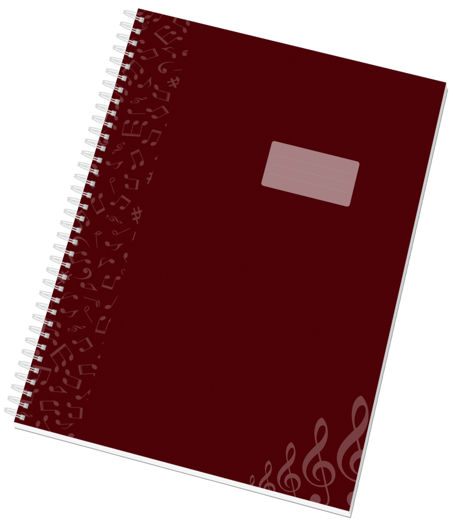 Spirálový notový sešit - 14054/2 | Vaše online papírnictví