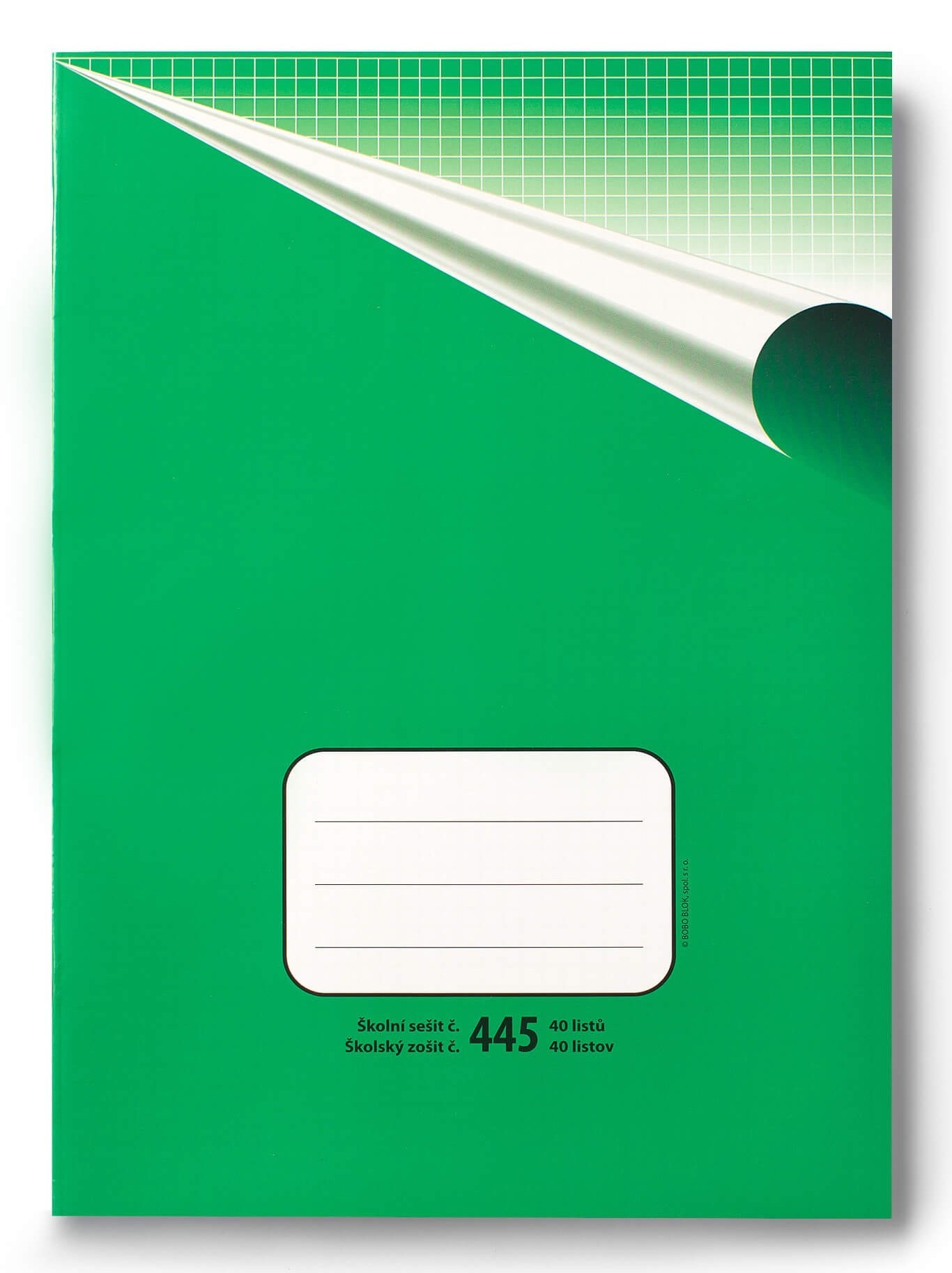 Školní sešit 445 - A4, čtverečkovaný, 40 listů - 41166 | Vaše online papírnictví