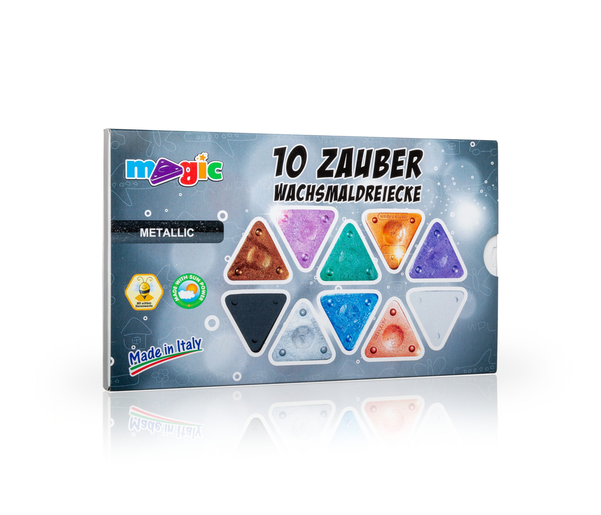 Voskové pastelky Triangle Magic Metallic - 5007200-10 | Vaše online ...